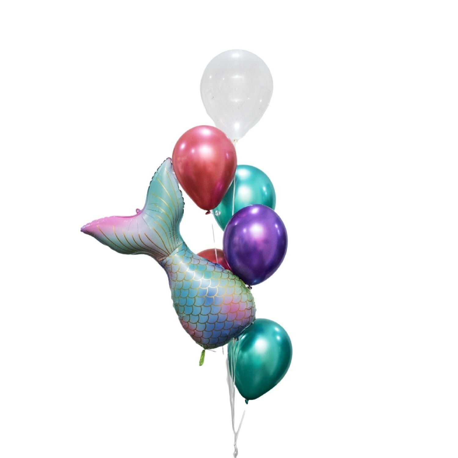 Buy Mermaid Tail Balloons Bunch Online in Malaysia - FNP MY